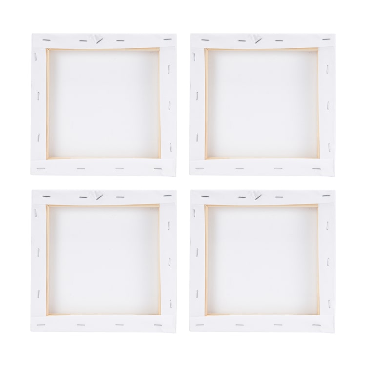 8in. x 8in. Stretch Canvas - 4 Pack - Kmart