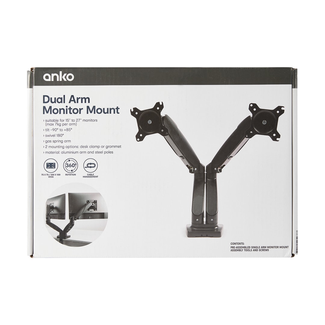 Dual Arm Monitor Mount - Kmart