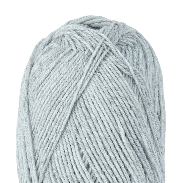 8 Ply Classic Acrylic Yarn - Grey Marle - Kmart