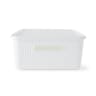 11L Ribbed Container - White - Kmart