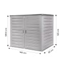 1170L Outdoor Storage Unit - Kmart