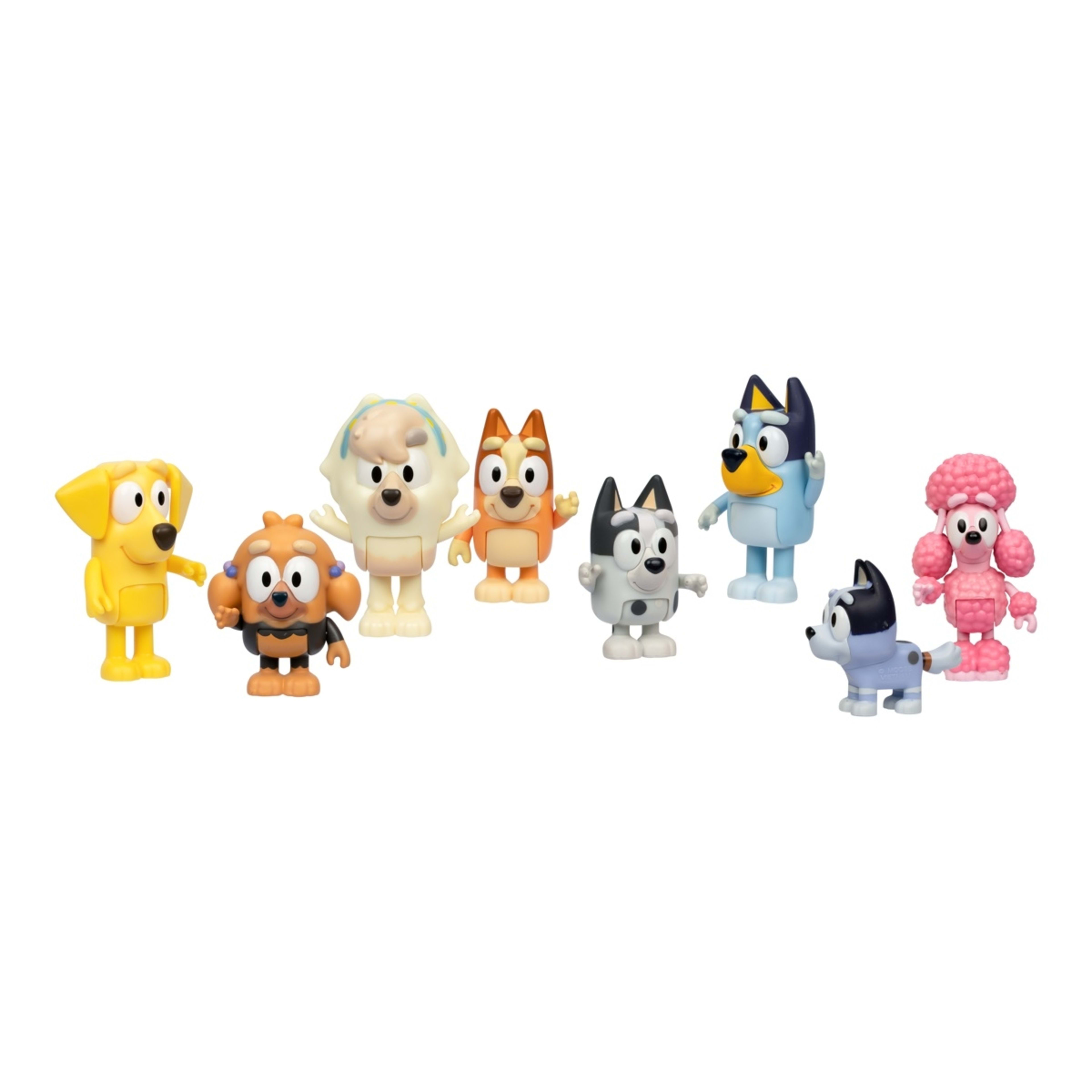 8 Pack Bluey Neighbourhood Friends Exclusive Playset - Kmart