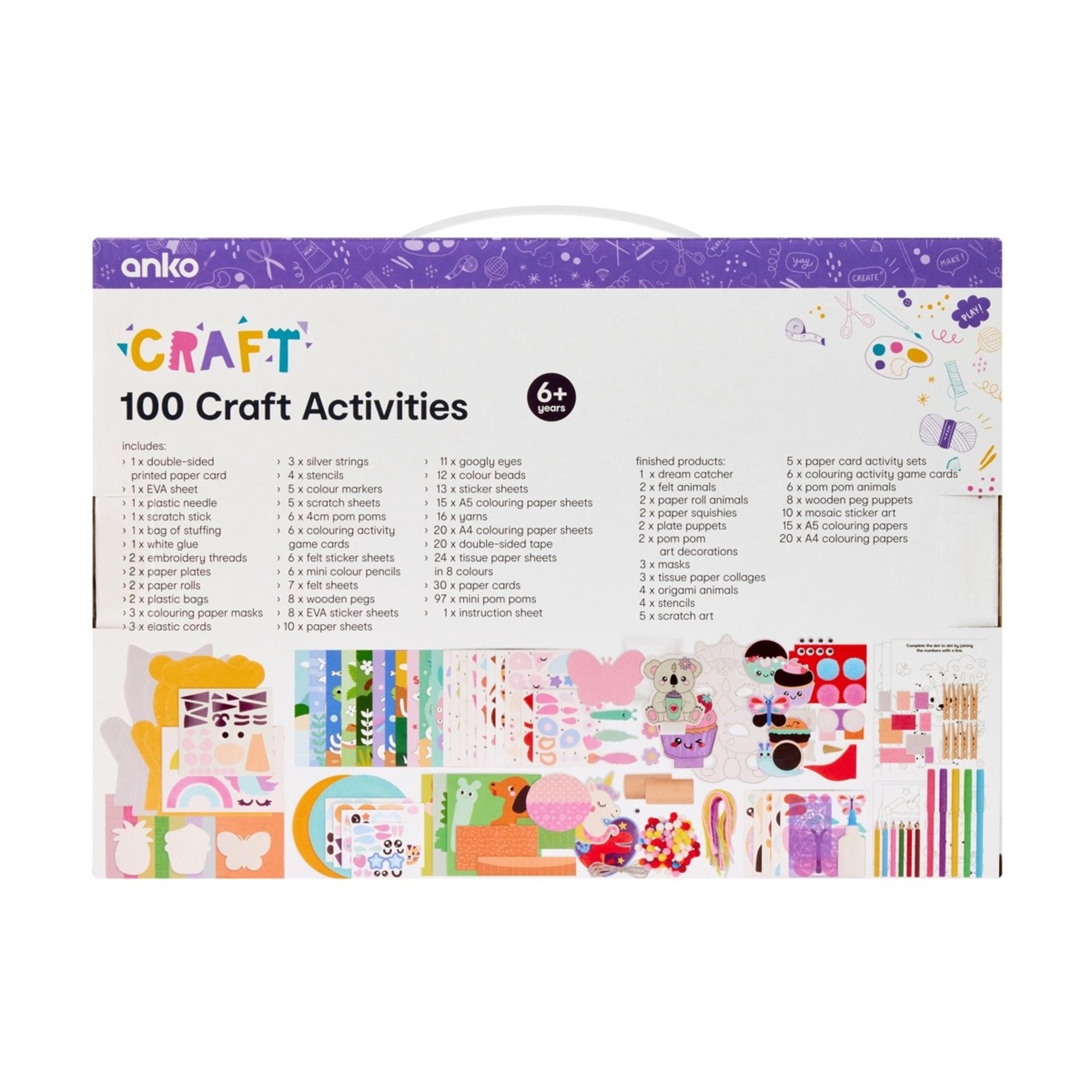 100 Craft Activities - Kmart