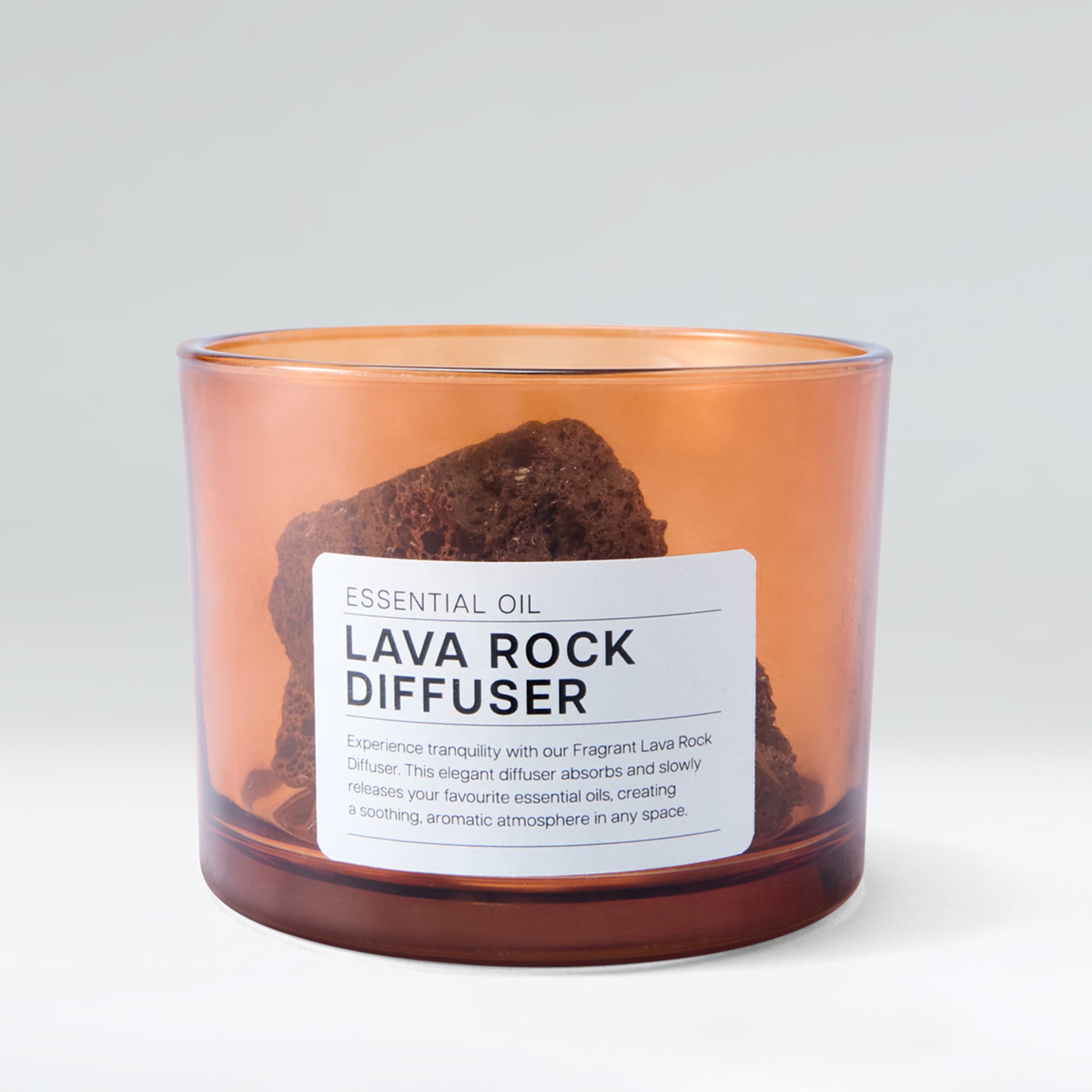 Aroma Lemongrass and Ginger Essential Oil Lava Rock Diffuser 10ml - Kmart