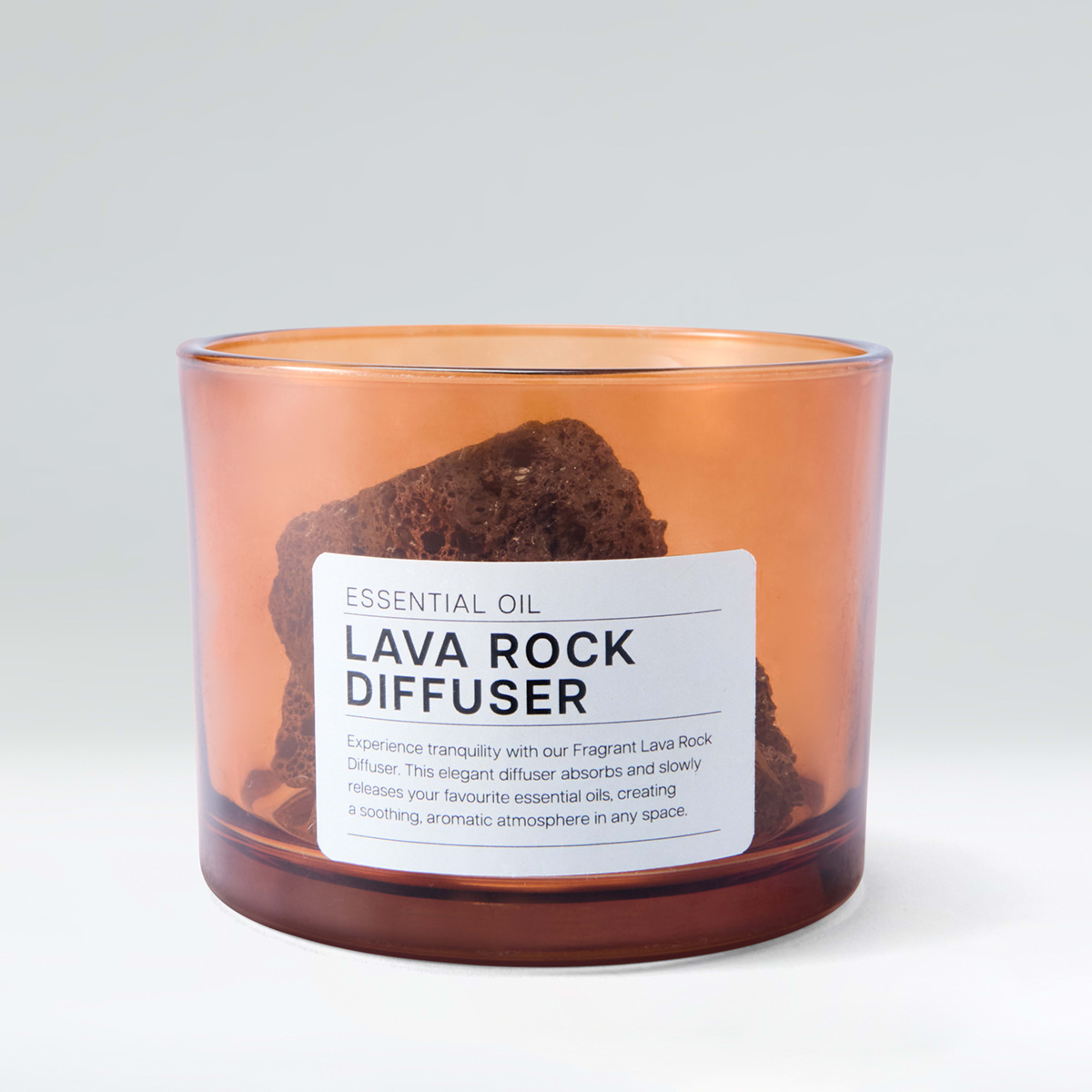 Aroma Lemongrass and Ginger Essential Oil Lava Rock Diffuser 10ml - Kmart