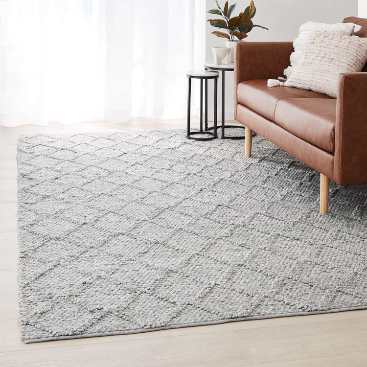 Phoenix Rug - Grey, Extra Large, 270cm x 180cm - Kmart