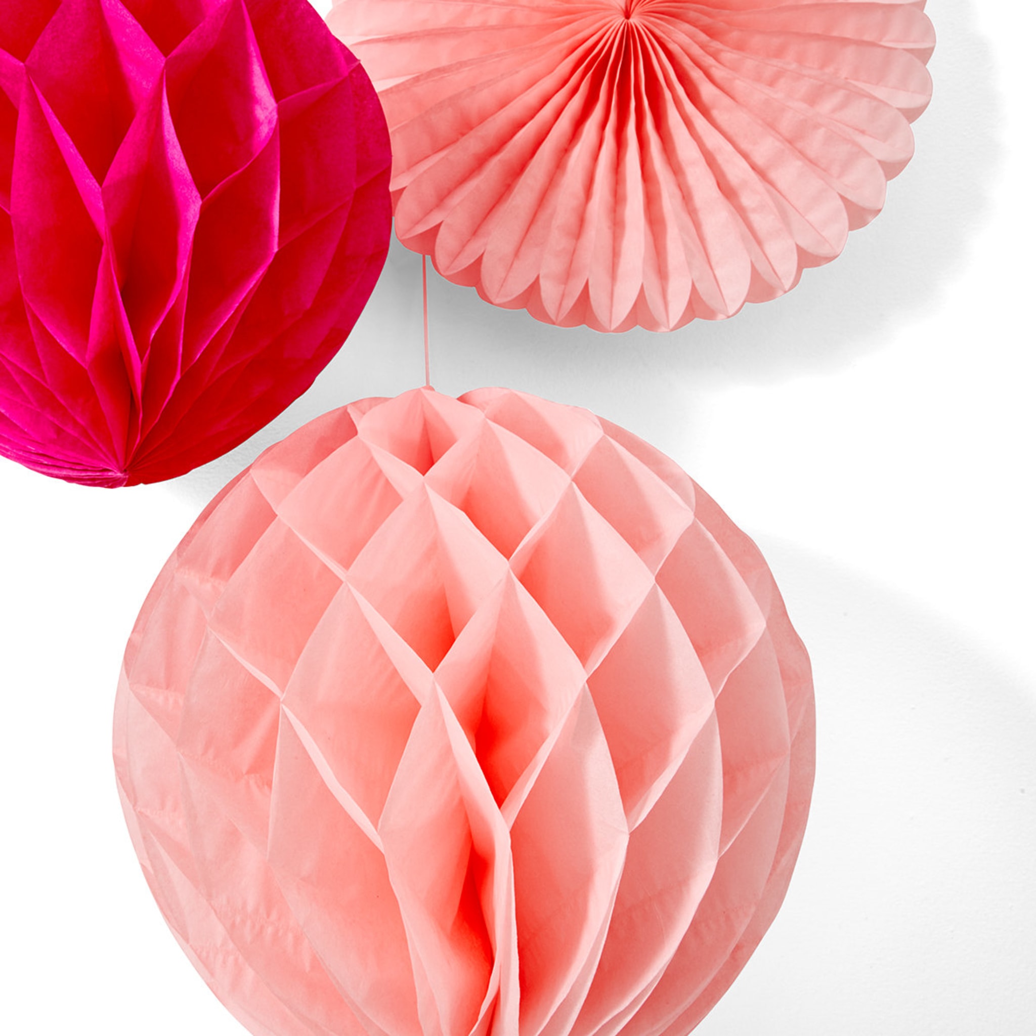 12 Piece Pink Decoration Pack - Kmart