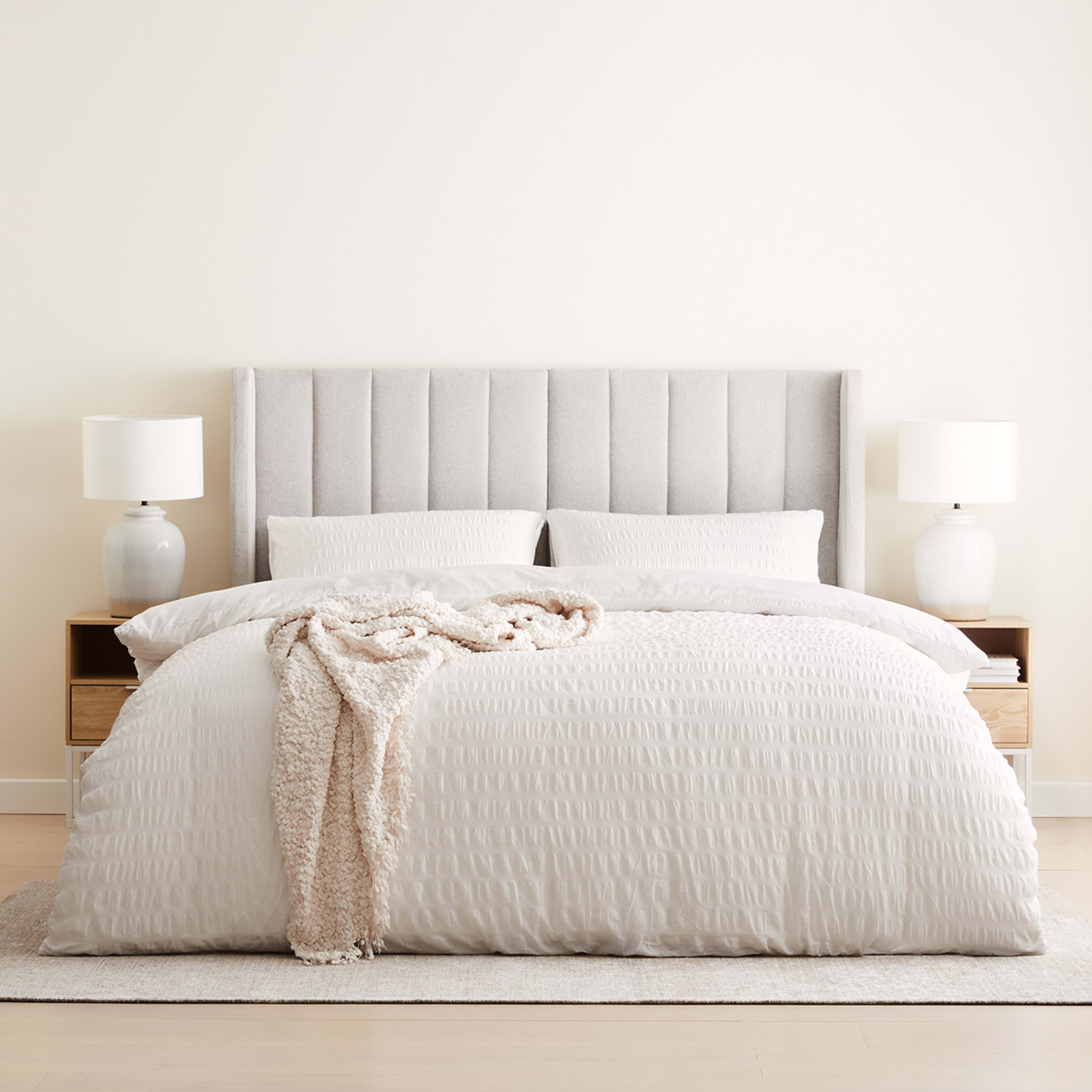 Queen Bed Wing Bedhead - Kmart