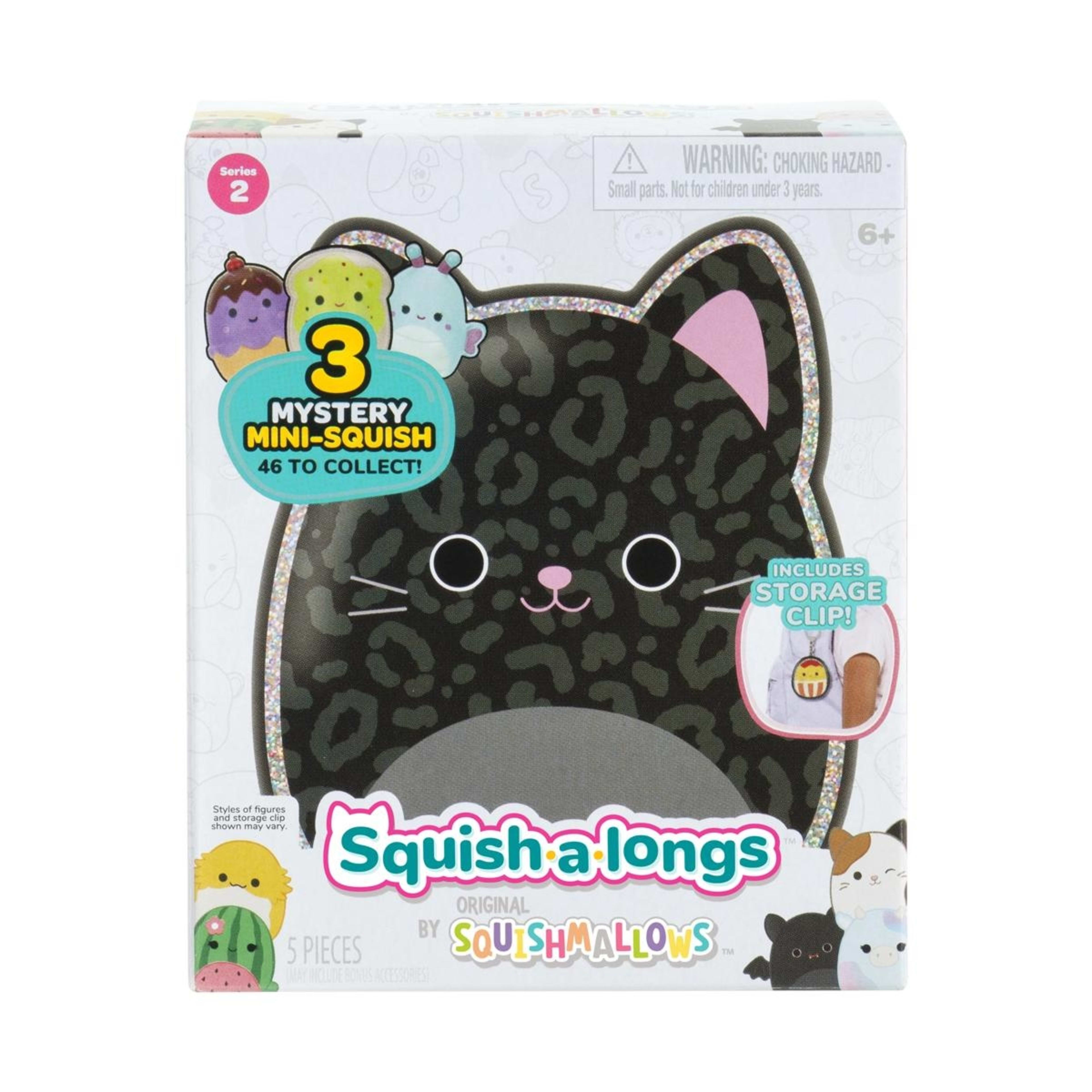 5 Piece Original Squishmallows Squish-A-Longs Clip-A-Long Mini-Squish ...