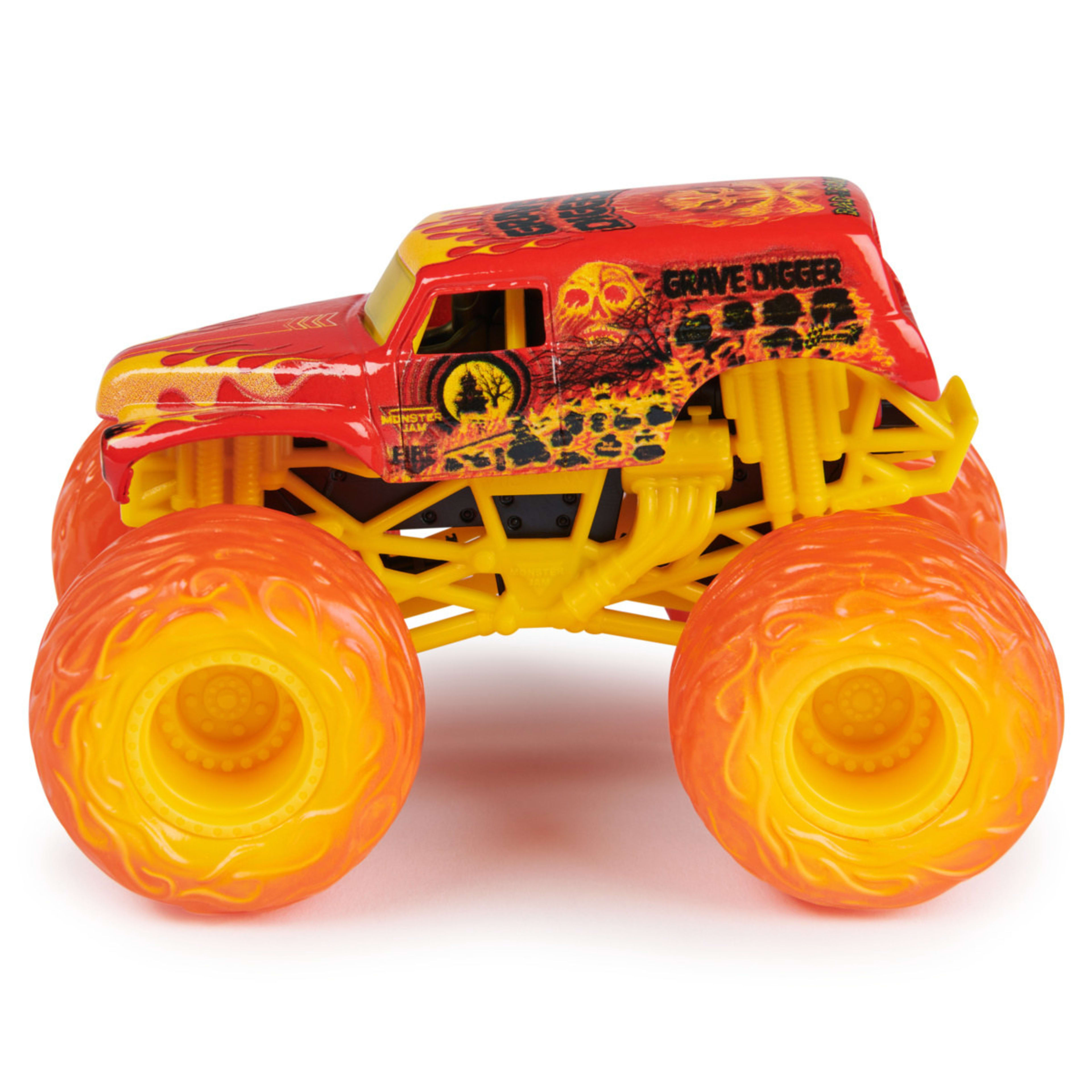 2 Pack Monster Jam 1:64 Scale True Metal Fire and Ice Trucks - Assorted ...