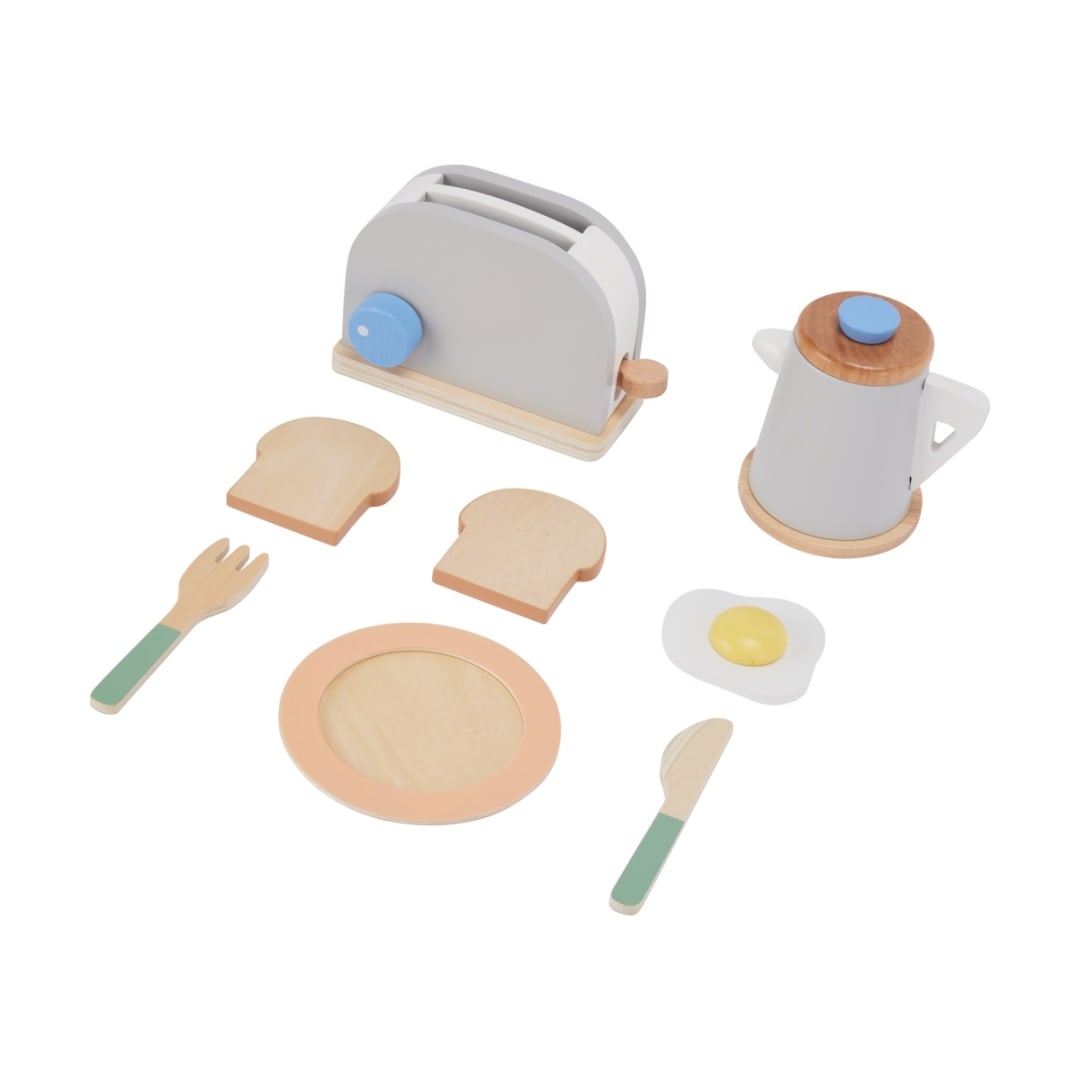 8 Piece Wooden Breakfast Set - Kmart