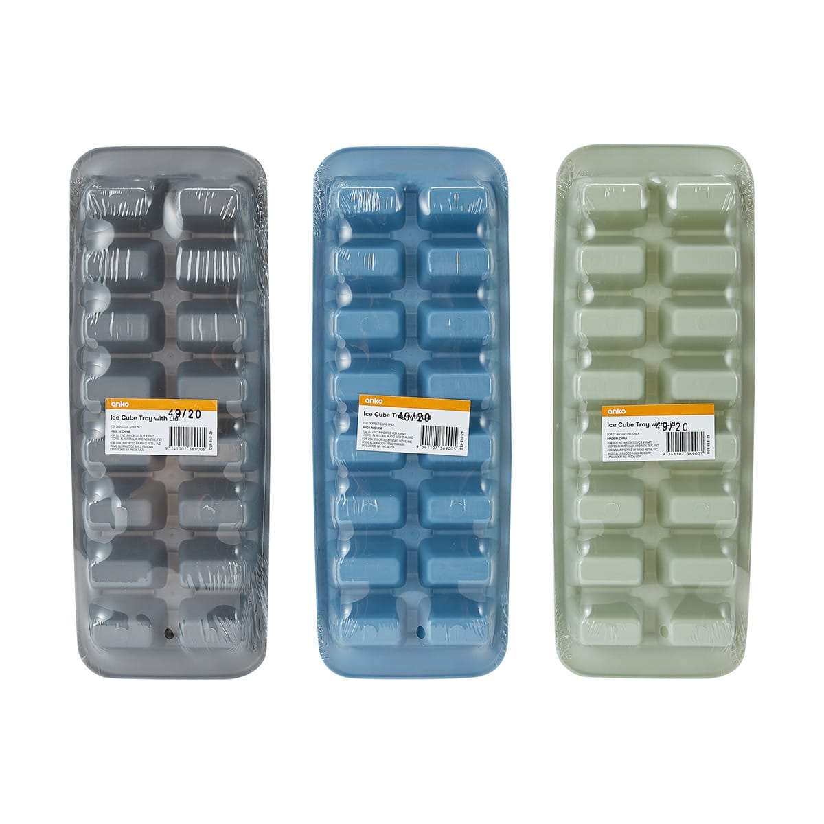 Ice Cube Tray With Lid - Assorted - Kmart