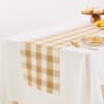 Natural Gingham Table Runner - Kmart