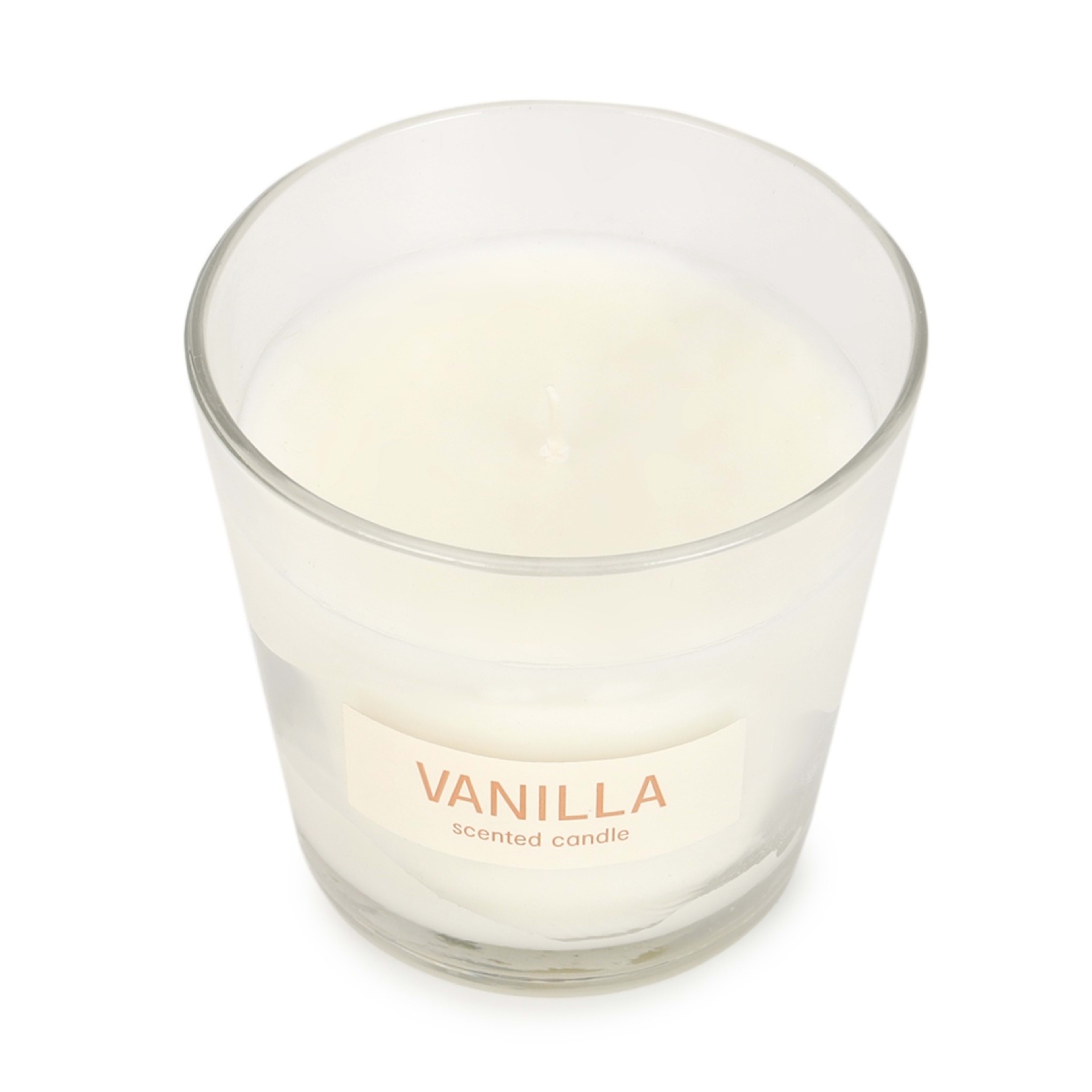 Vanilla and Jasmine Fragrant Candle In Glass - Kmart
