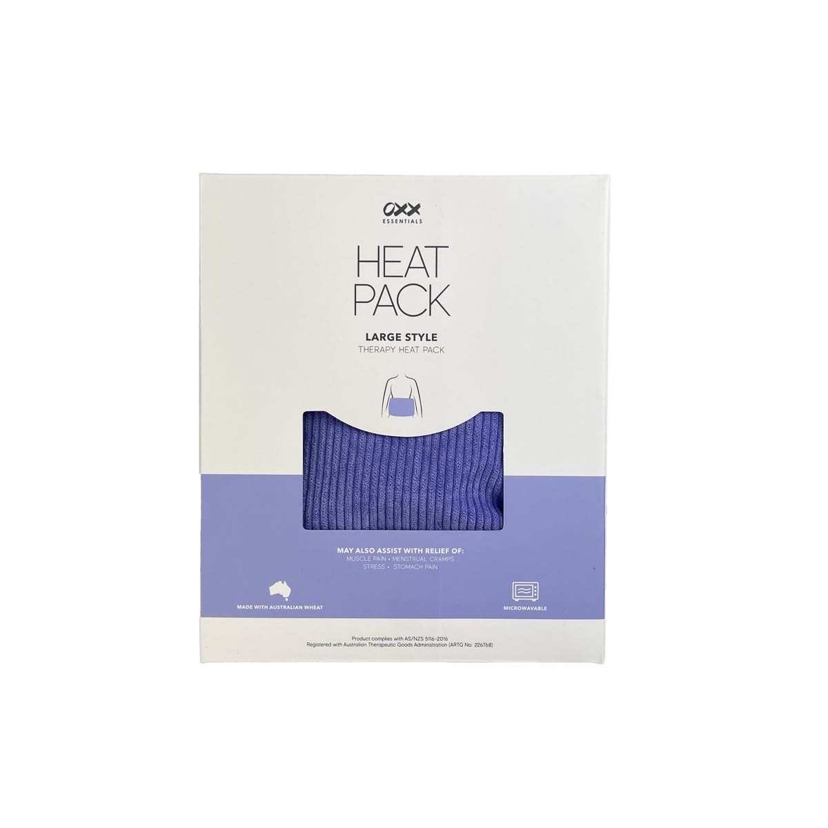 OXX Essentials Heat Pack Wheat Bag - Purple - Kmart NZ