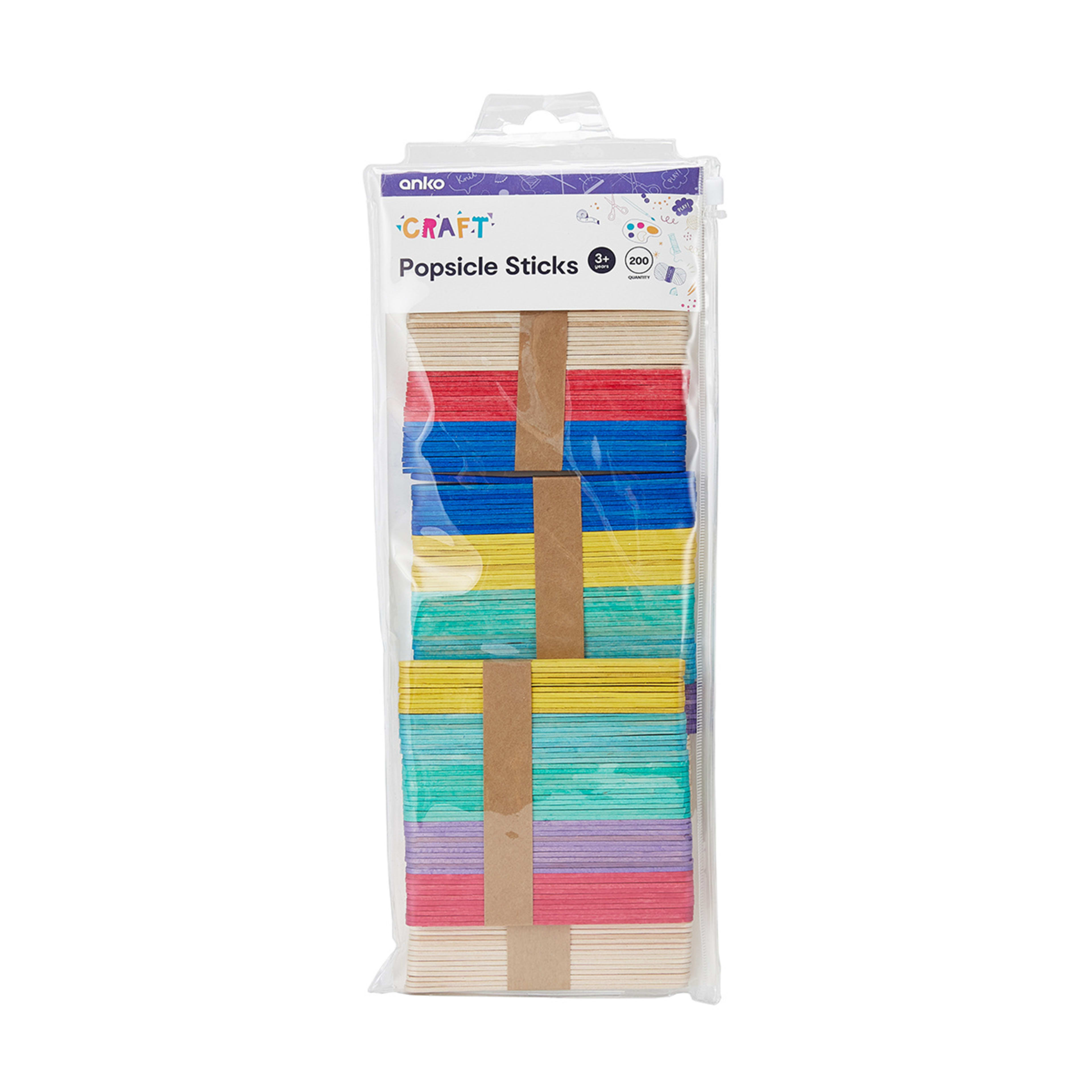 200 Piece Popsicle Sticks - Kmart