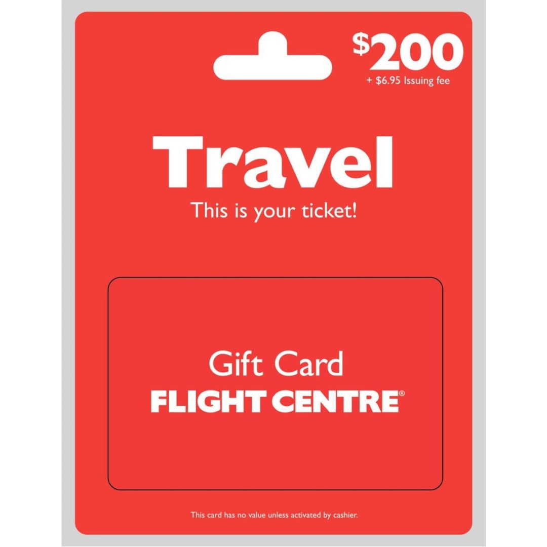 Travel Flight Centre $200 Gift Card - Kmart
