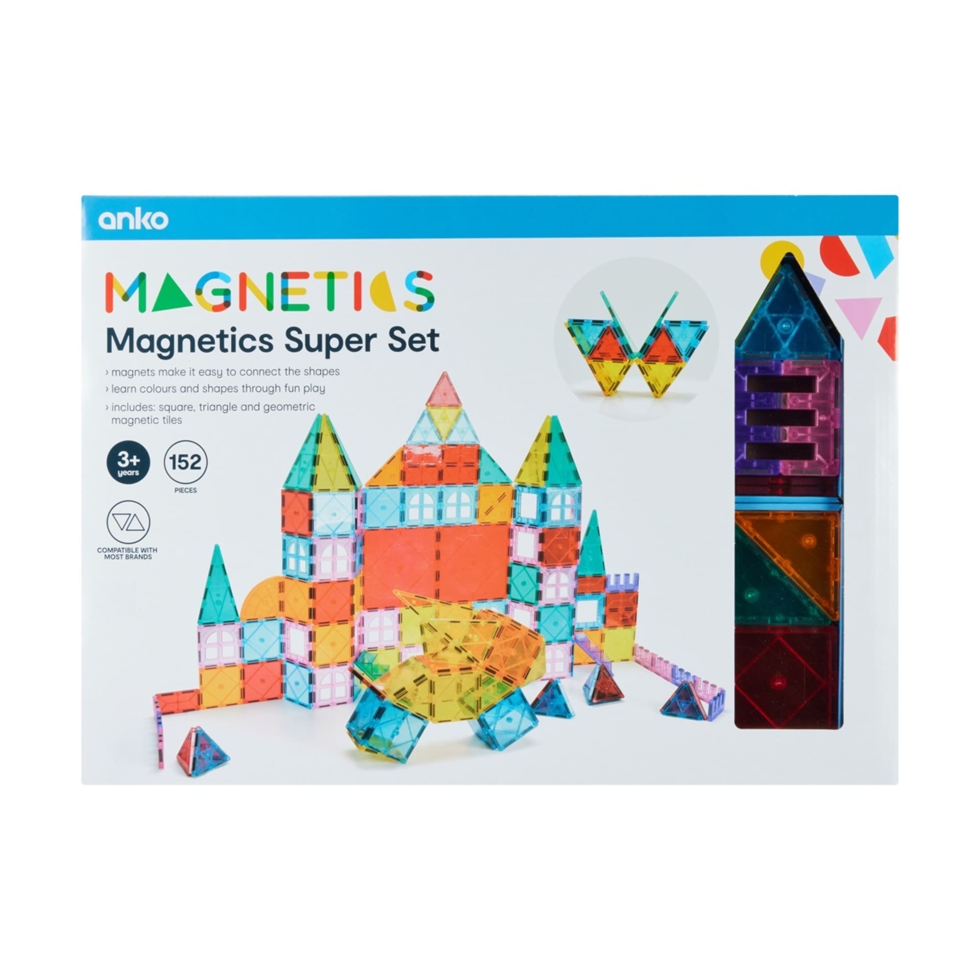 152 Piece Magnetics Super Set - Kmart