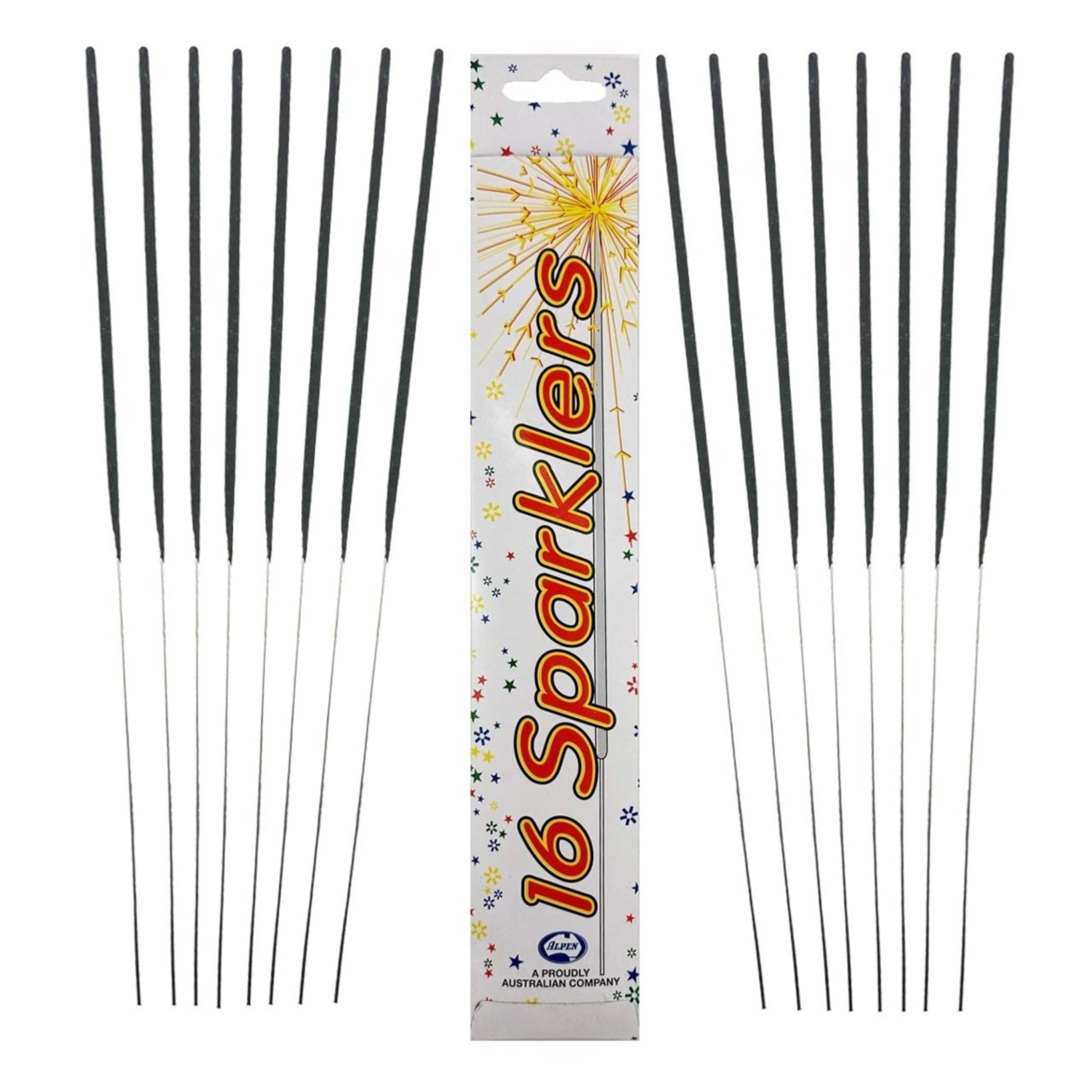 16 Pack Alpen Sparklers - Kmart