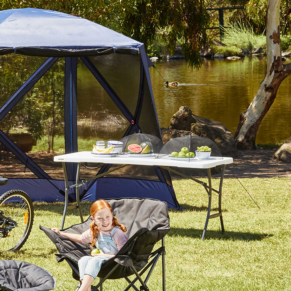 Lifetime 5ft. Blowmould Bi-Fold Table - Kmart