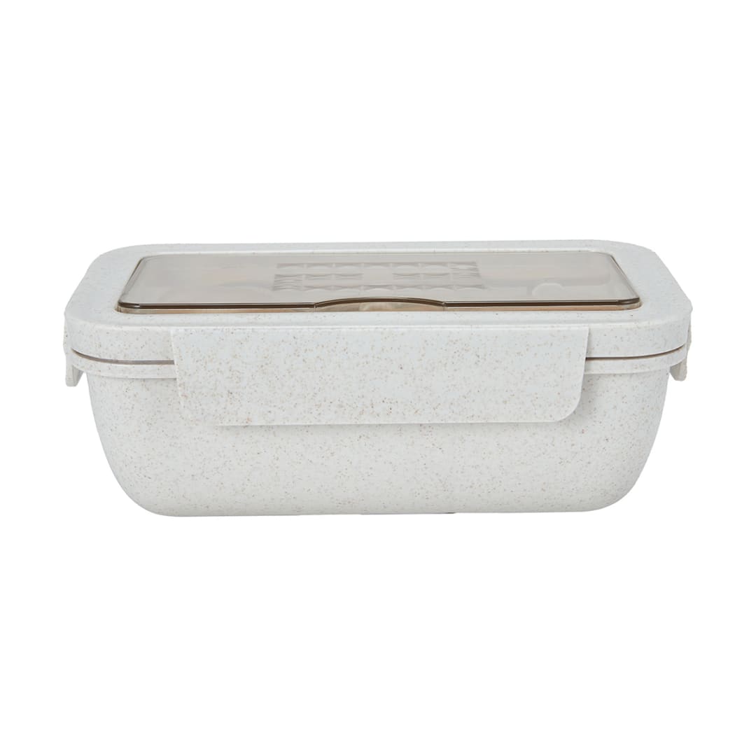 Oatmeal Wheat Straw Lunch Box with Cutlery - Kmart