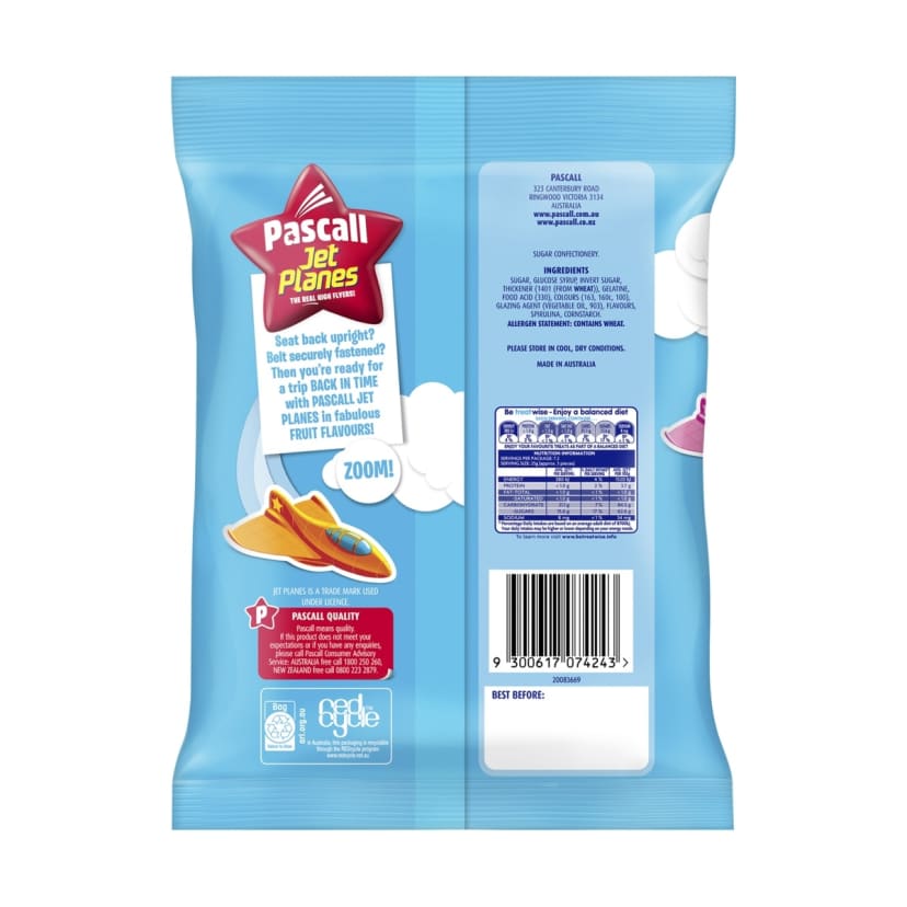 Pascall Jet Planes Lollies 180g - Kmart NZ