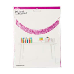 Pink Tassel Fringe Garland - Kmart