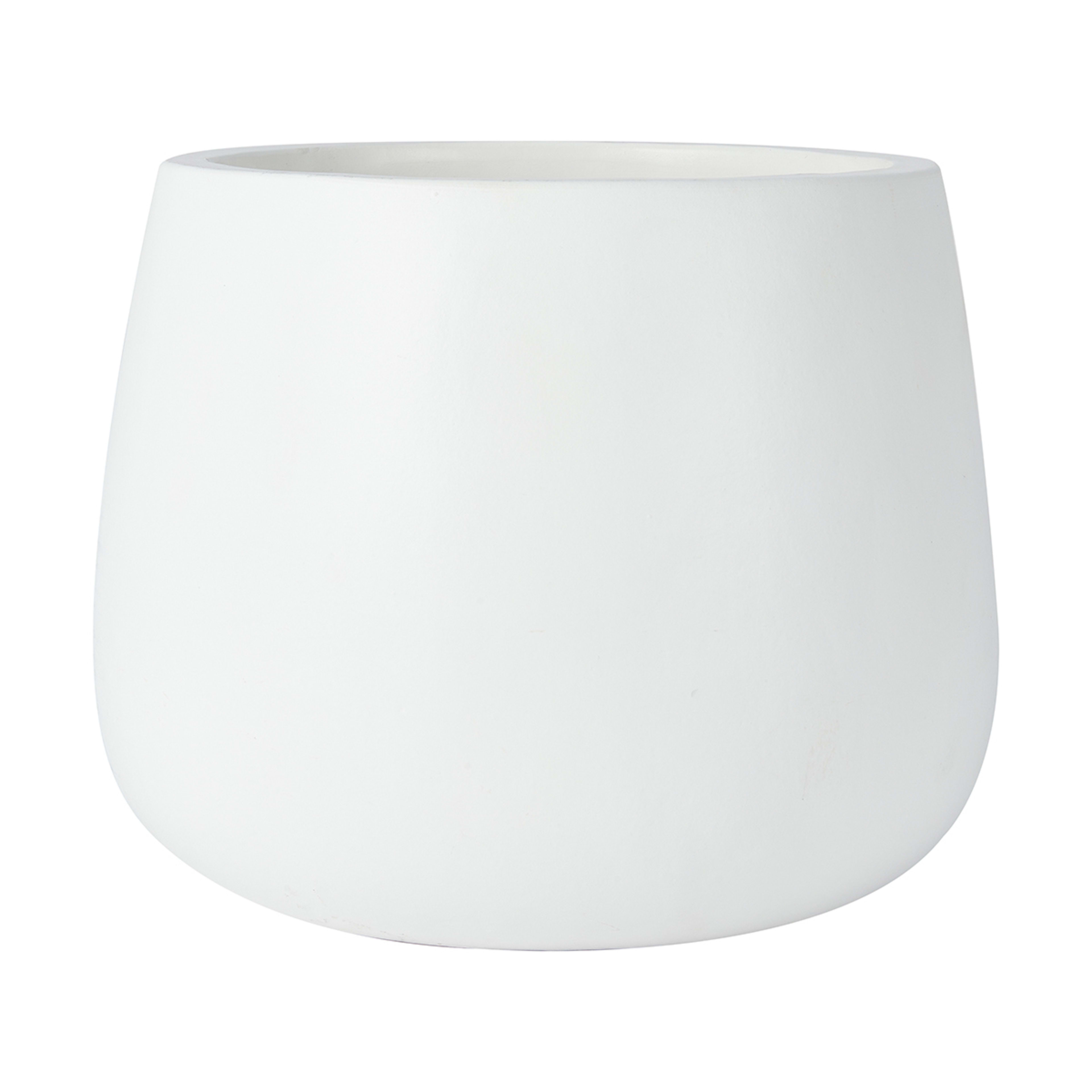 Drum Pot - White - Kmart