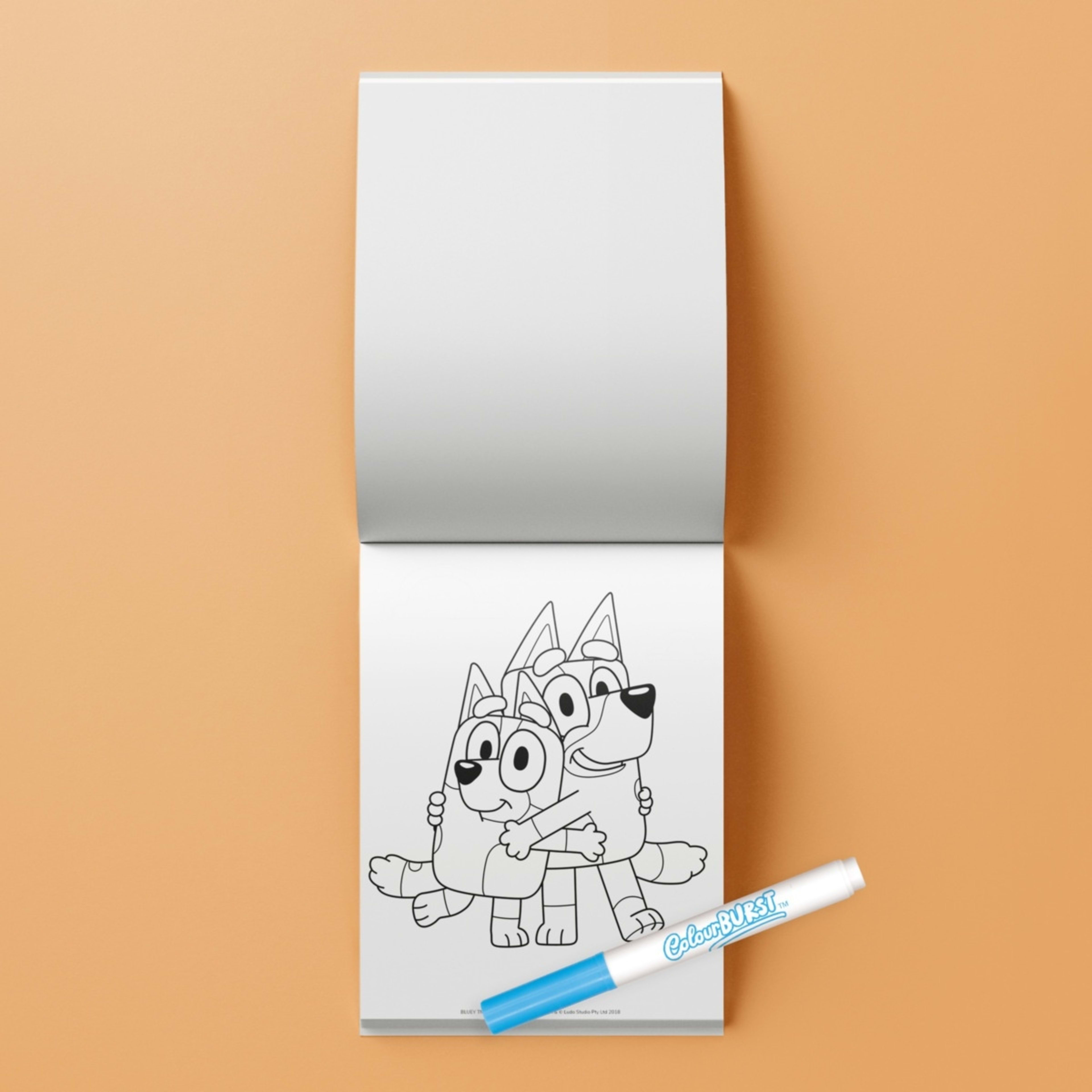 INKredibles Bluey Mess-Free ColourBurst Activity Kit - Book - Kmart