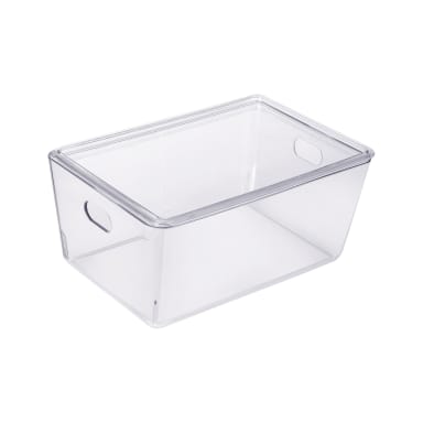 4L Smooth and Shiny Plastic Tub - Clear - Kmart