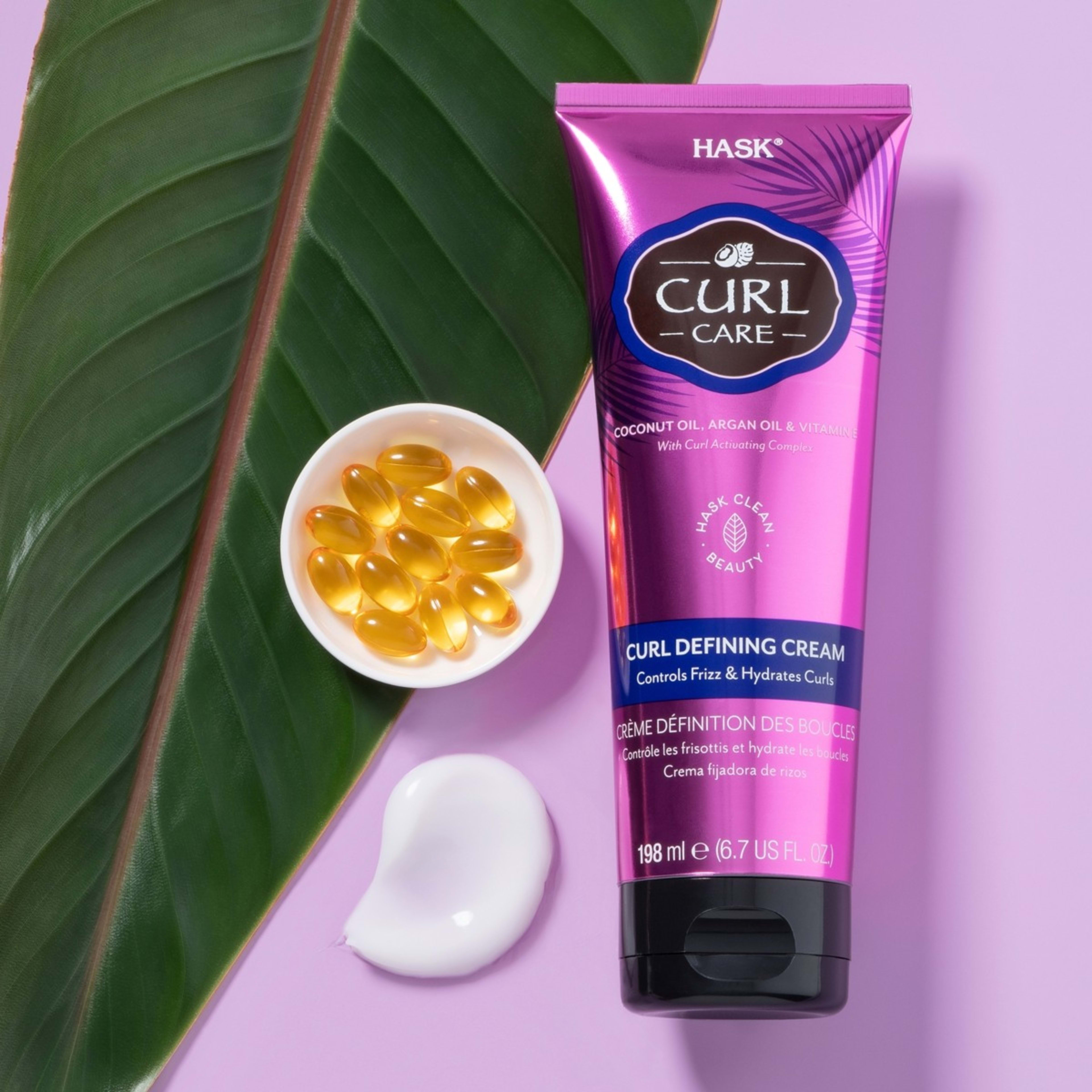 Hask Curl Care Curl Defining Cream 198ml Coconut Oil Argan Oil