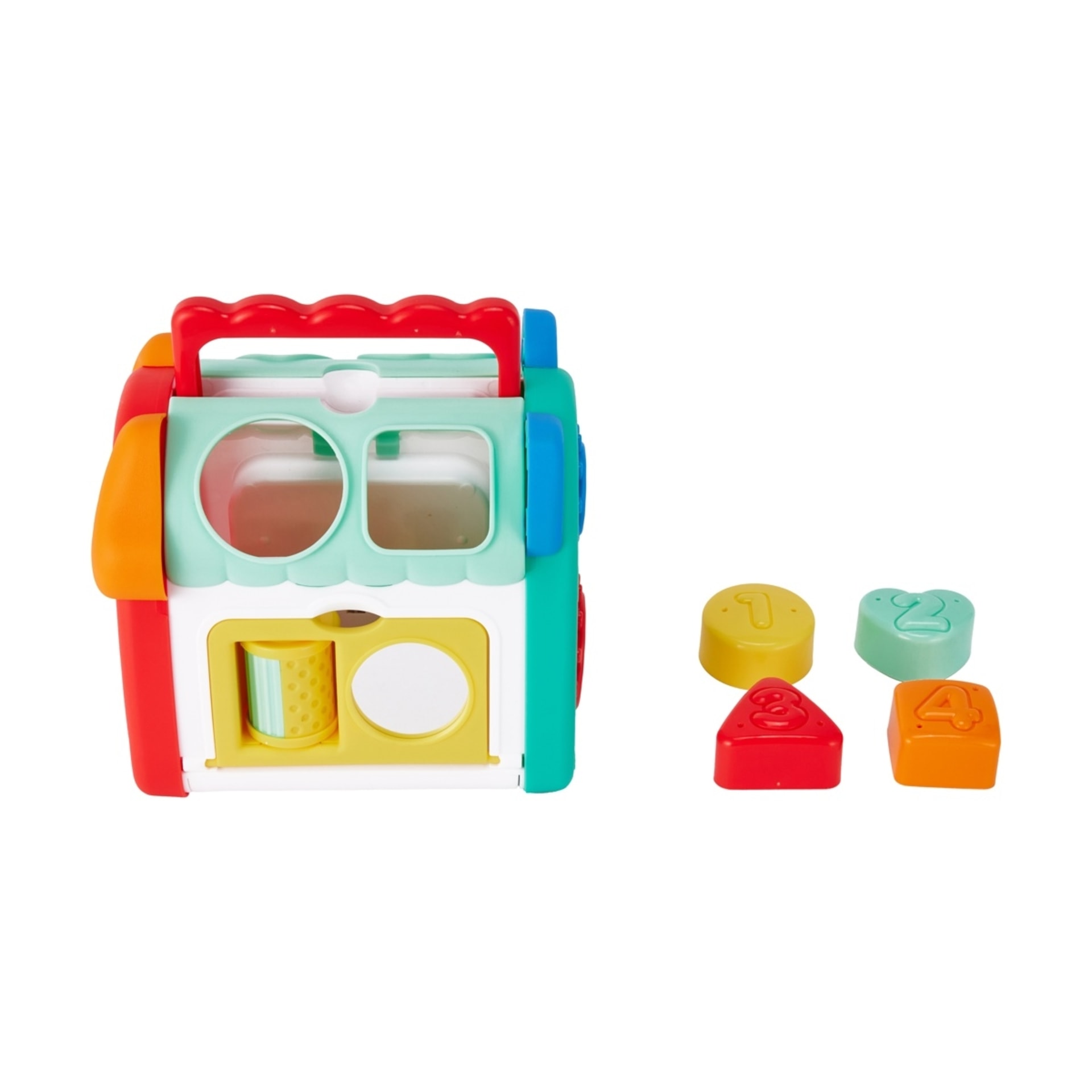 5 Piece Play & Learn Shape Sorter House - Kmart