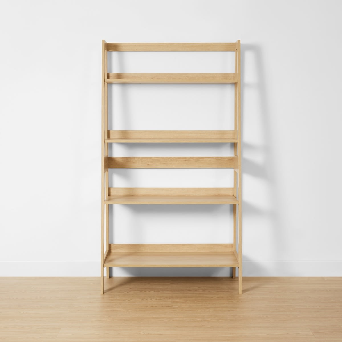 Oak look storage bookshelf kmart store