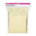 Gold Look Foil Reusable Heavy Duty Tablecover - Kmart