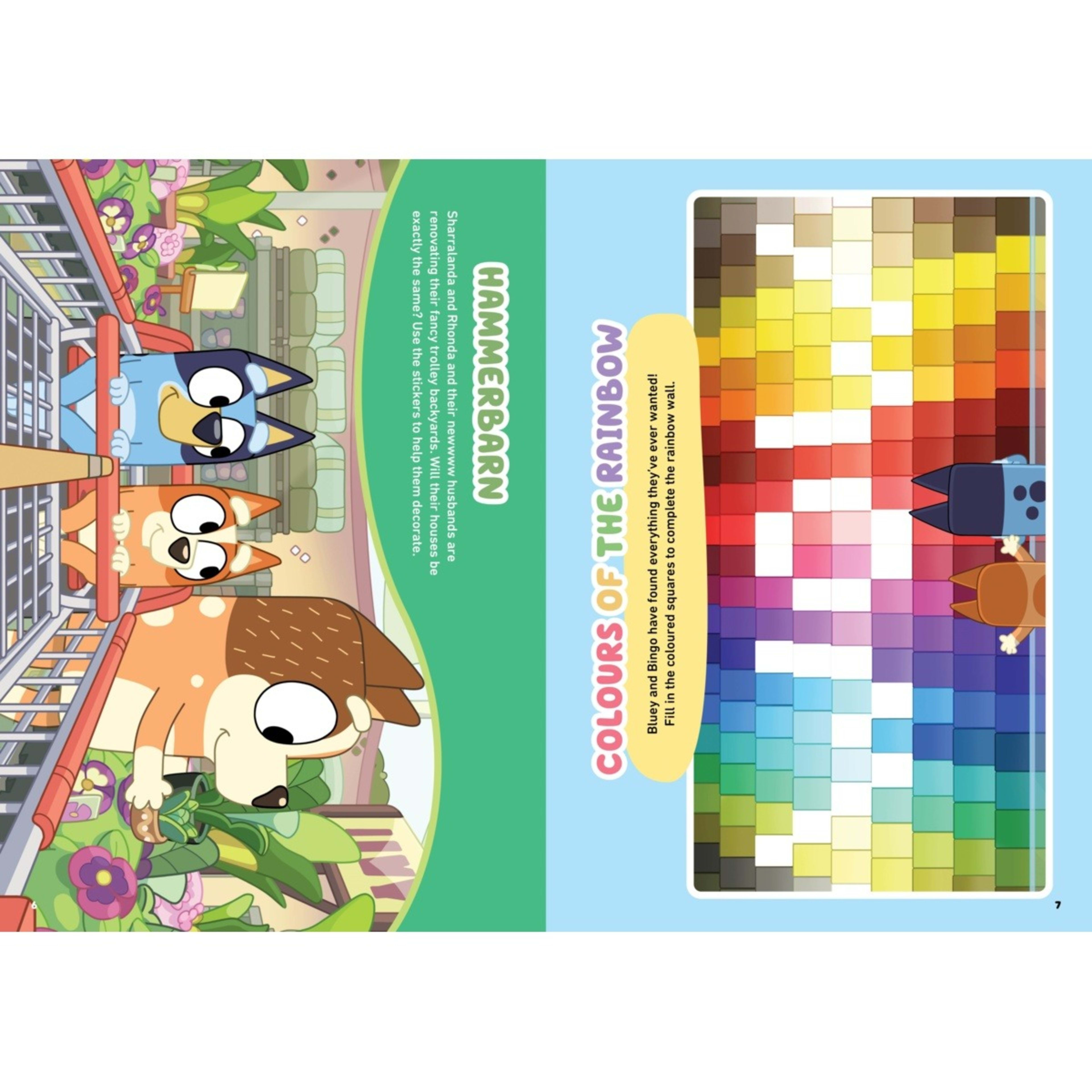 Bluey Super Stickers An Activity Book - Kmart