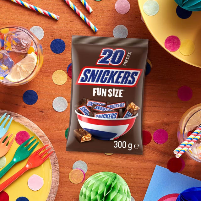 20 Piece Snickers Fun Size Snack and Share Bag 300g - Kmart
