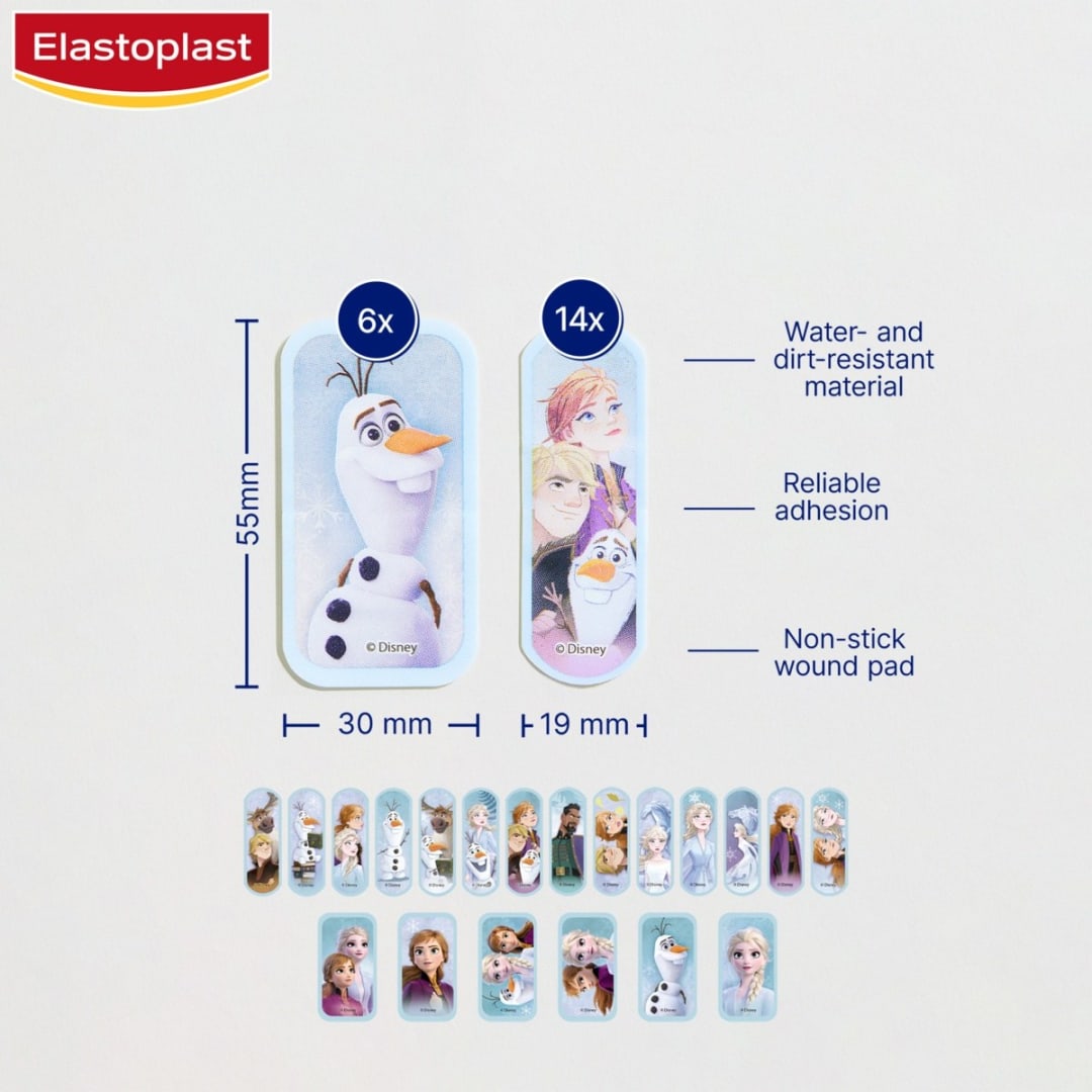 20 Pack Disney Frozen II Elastoplast Plasters - Kmart