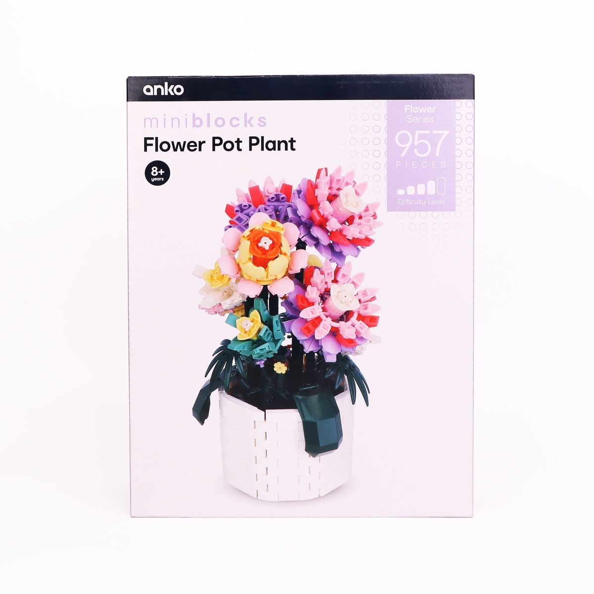 957 Piece Mini Blocks Flower Series: Flower Pot Plant - Kmart