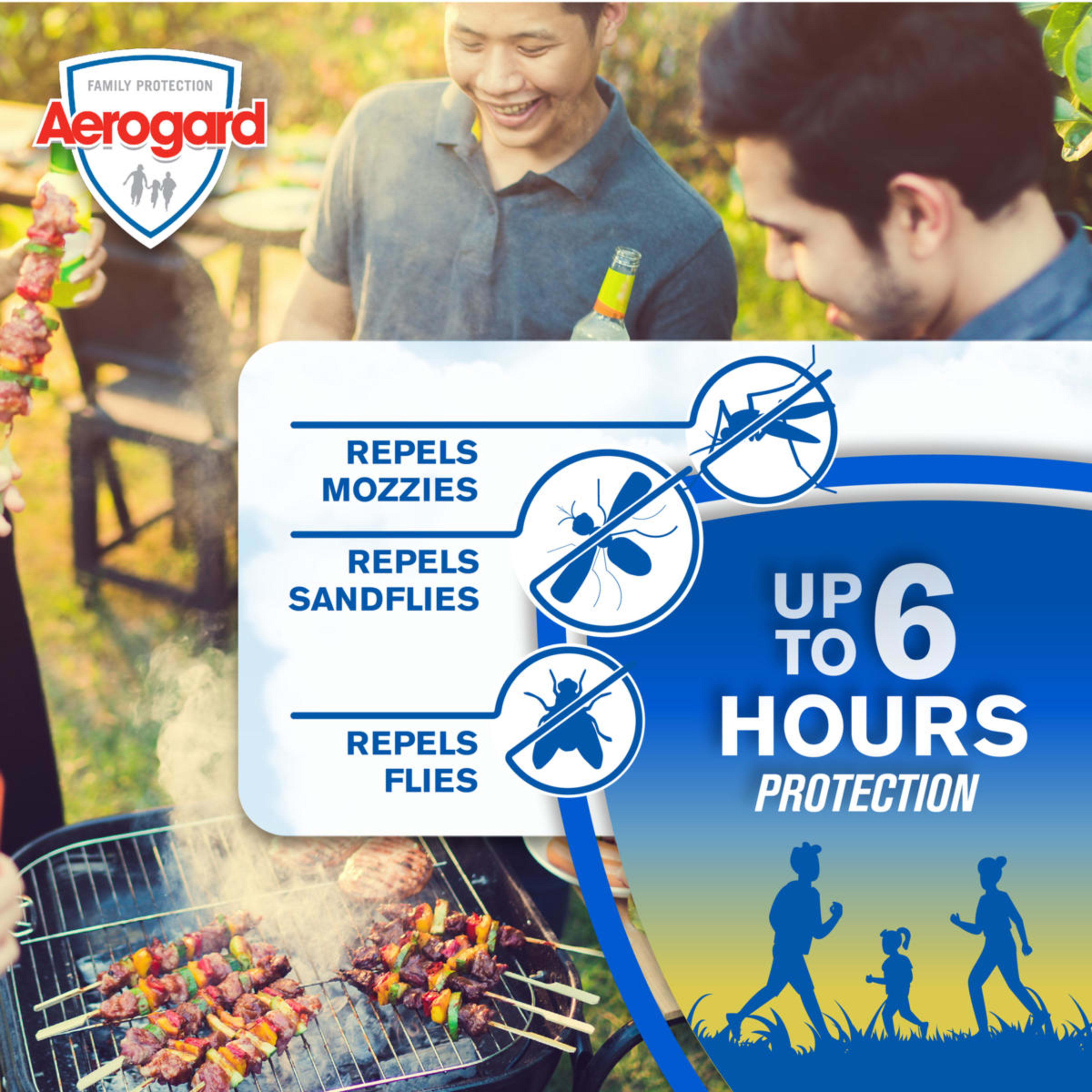 Aerogard Body Odourless Protection Insect Repellent Aerosol Spray 300g ...