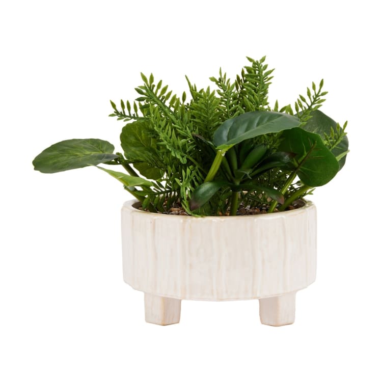 Artificial Mixed Foliage in Pot - Kmart