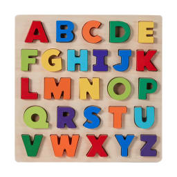 Learn the Alphabet Chunky Wooden Puzzle - Kmart