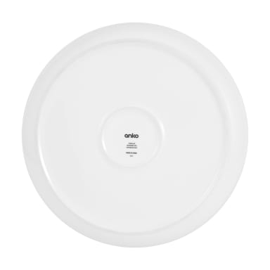 White Round Platter - Kmart