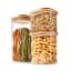 800ml Glass Container with Bamboo Lid - Kmart