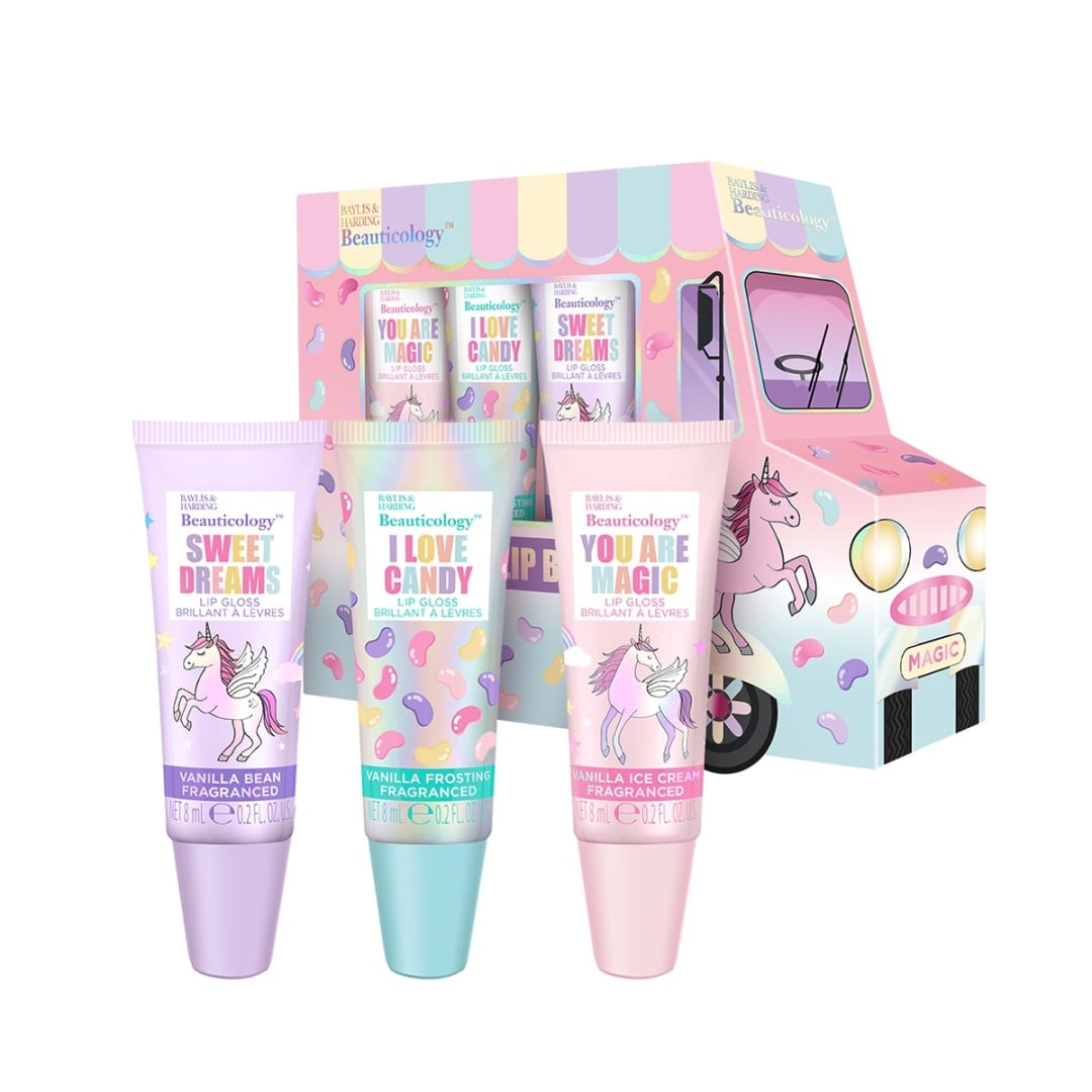 Baylis & Harding Beauticology 3 Piece Beauty Lip Bus Gift Set - Kmart