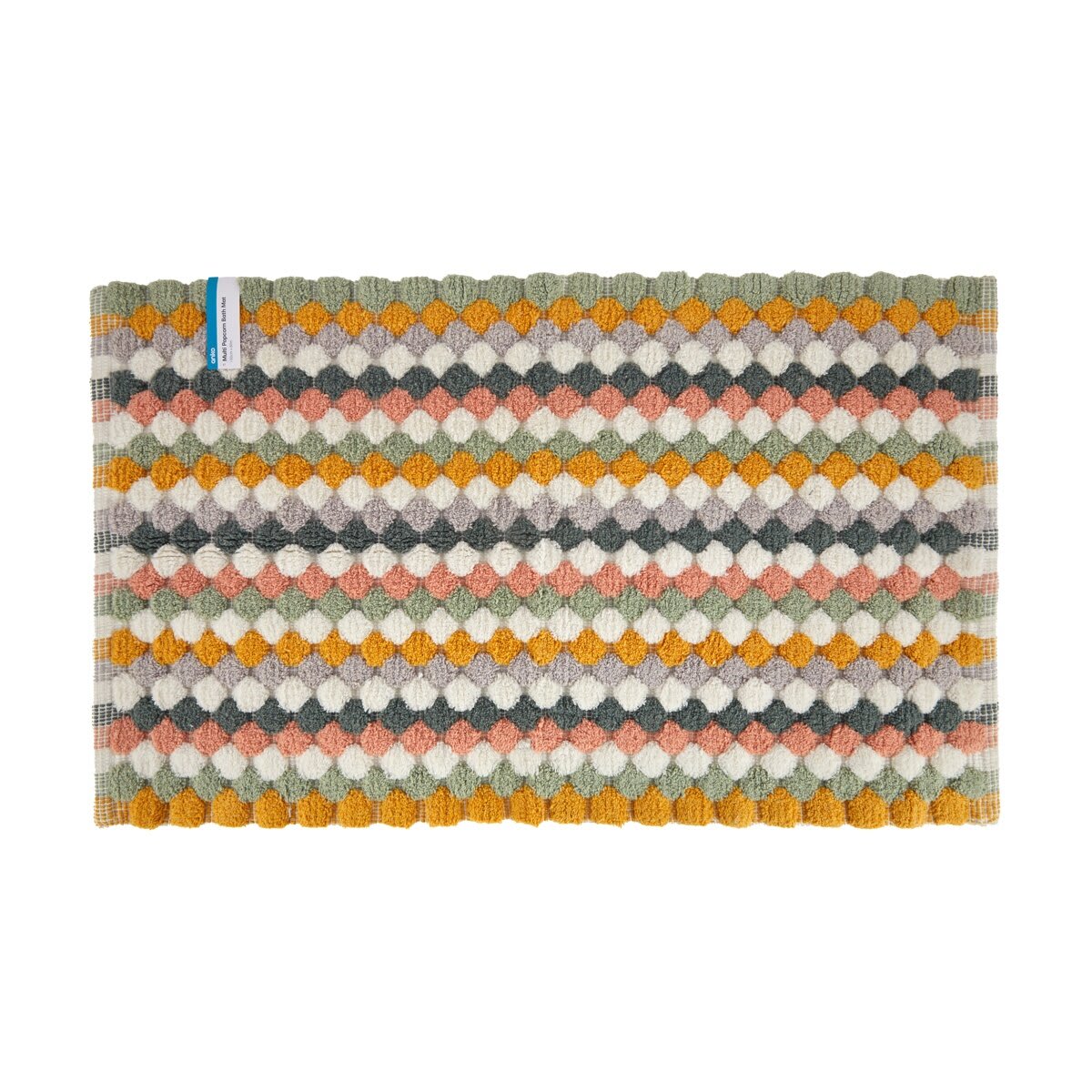 Multi Popcorn Bath Mat - Kmart