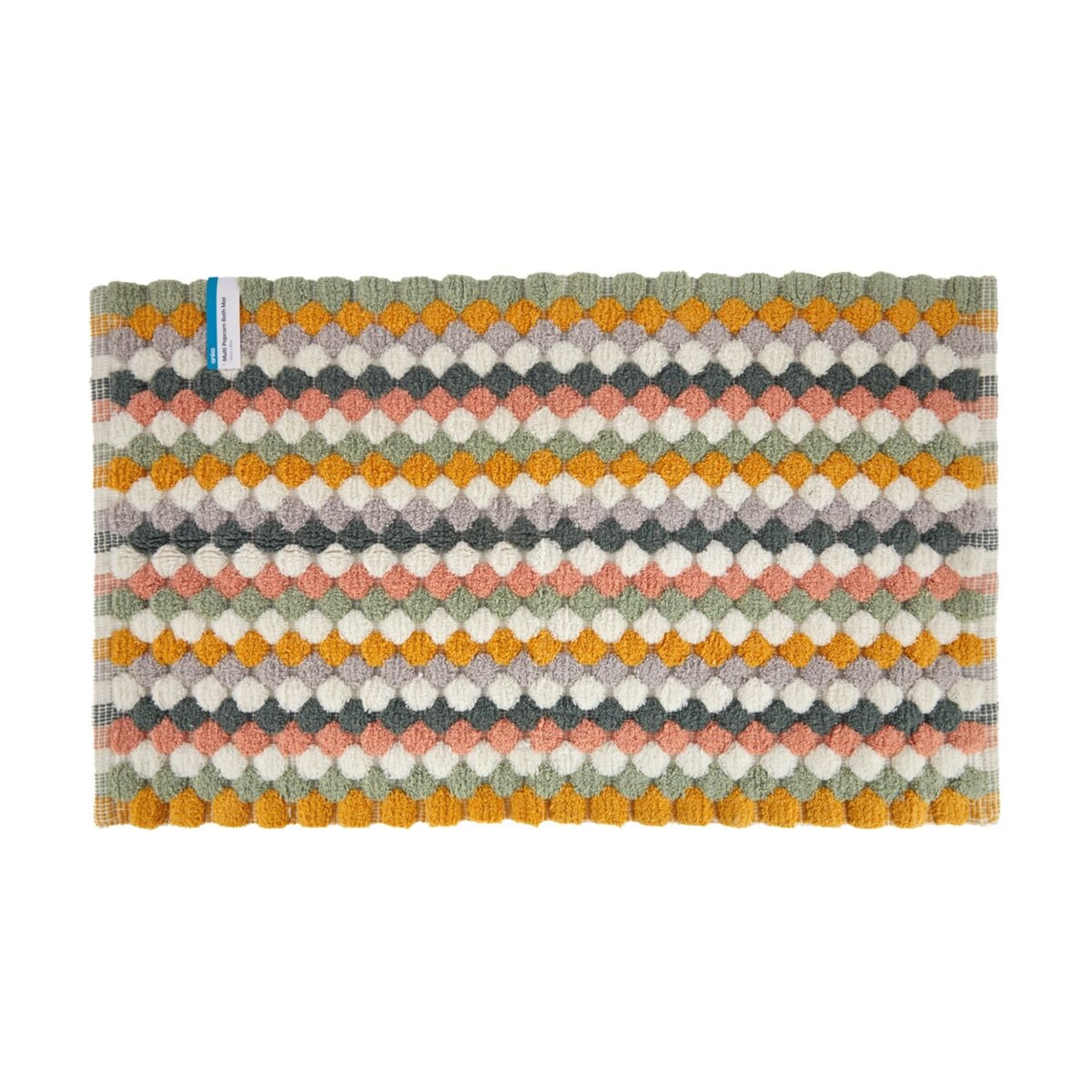 Multi Popcorn Bath Mat - Kmart