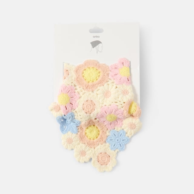 Crochet Floral Hair Scarf - Kmart NZ