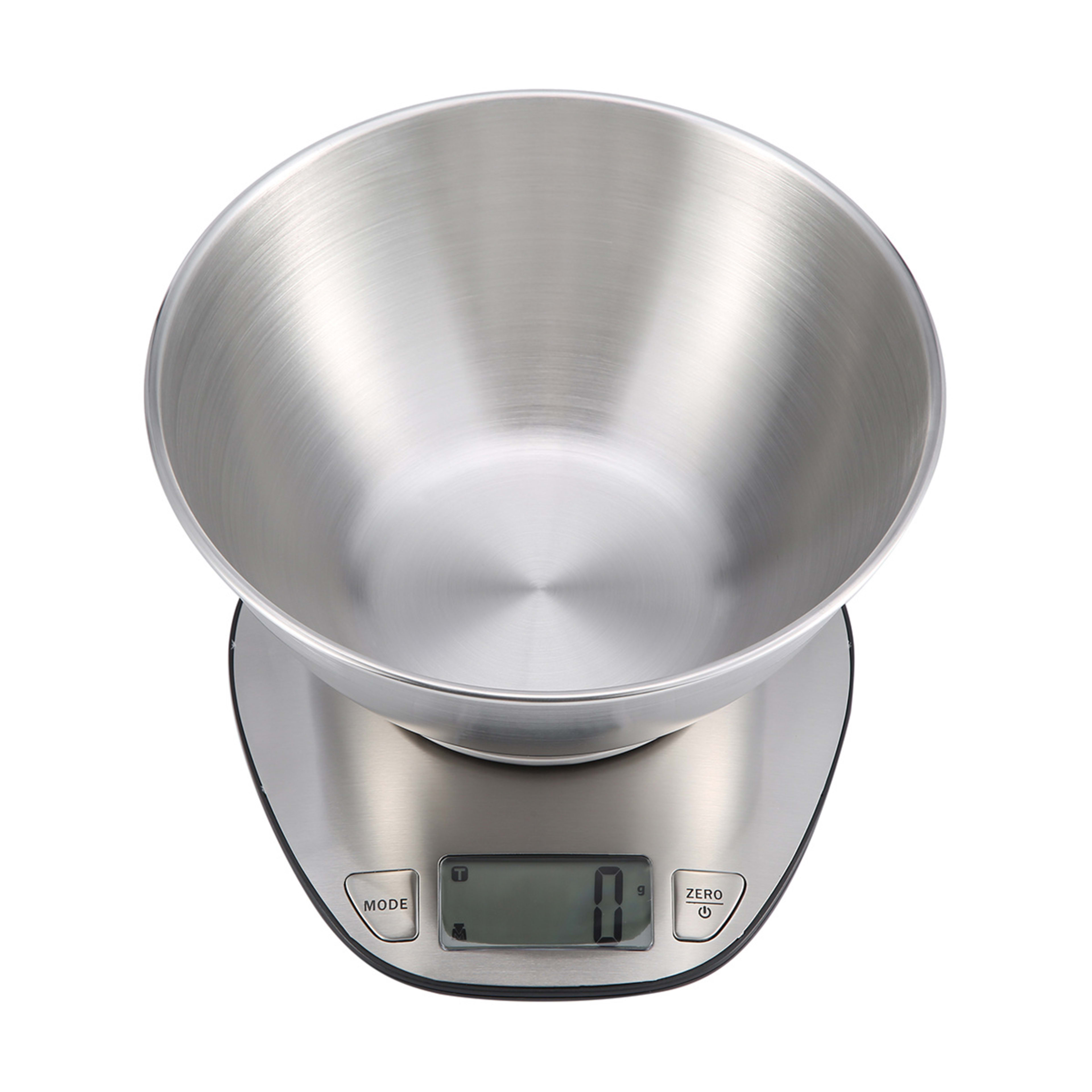 Stainless Steel Kitchen Scale with Bowl - Kmart
