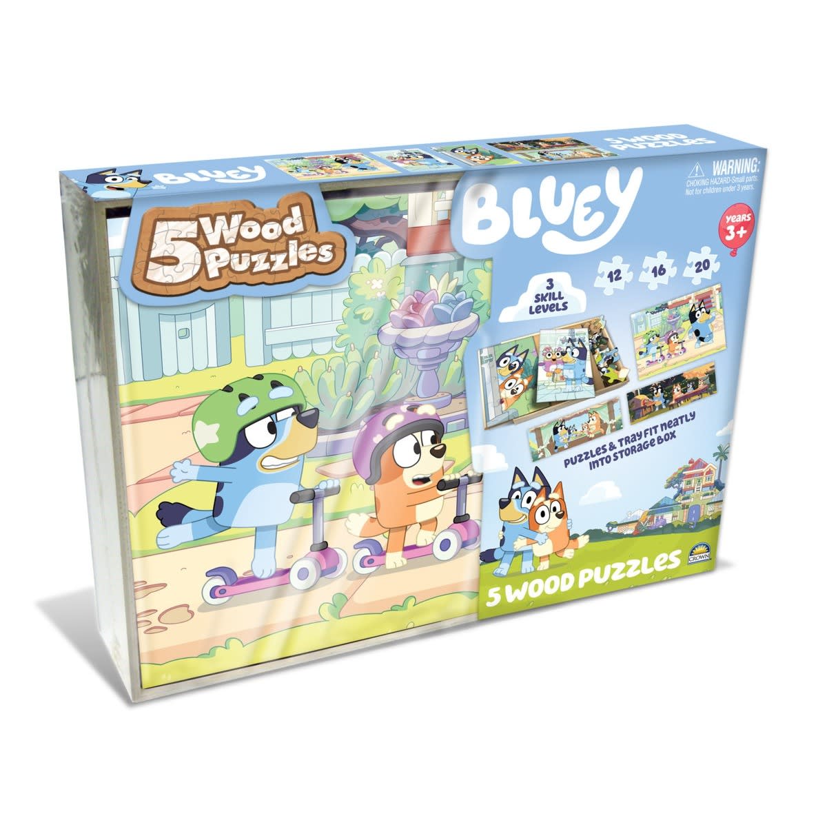 5 Pack Wood Puzzles - Assorted - Kmart