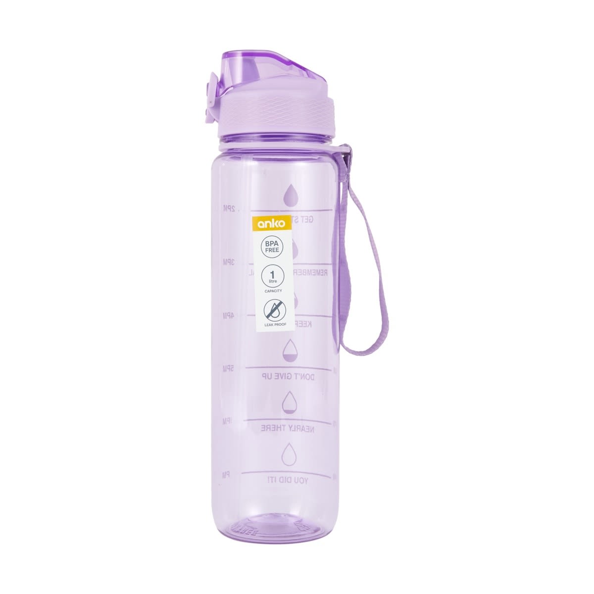 1L Purple Daily Intake Bottle - Kmart